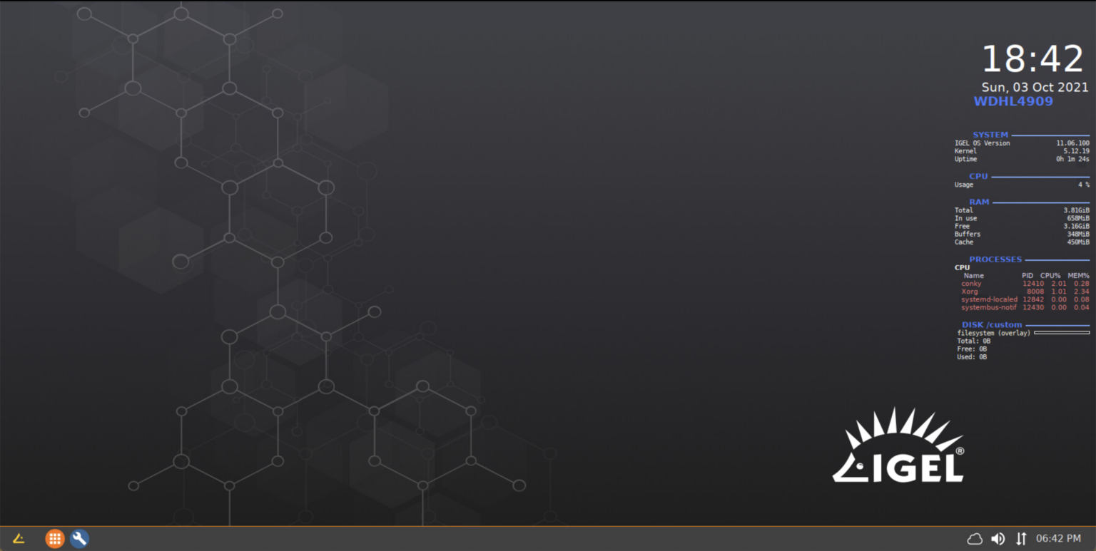Customizing Conky in IGEL OS - blog.wesdobry.com